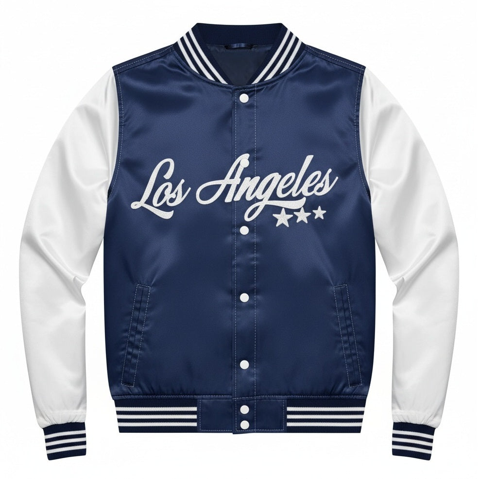 Wholesale Adult Lightweight Satin Embroidered Jacket Los Angeles | 16 ...